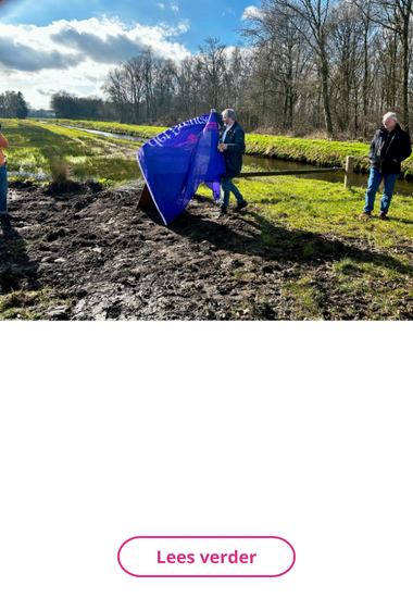 Onthulling informatiepaneel ecologische verbindingszone Vogelzangsewijk